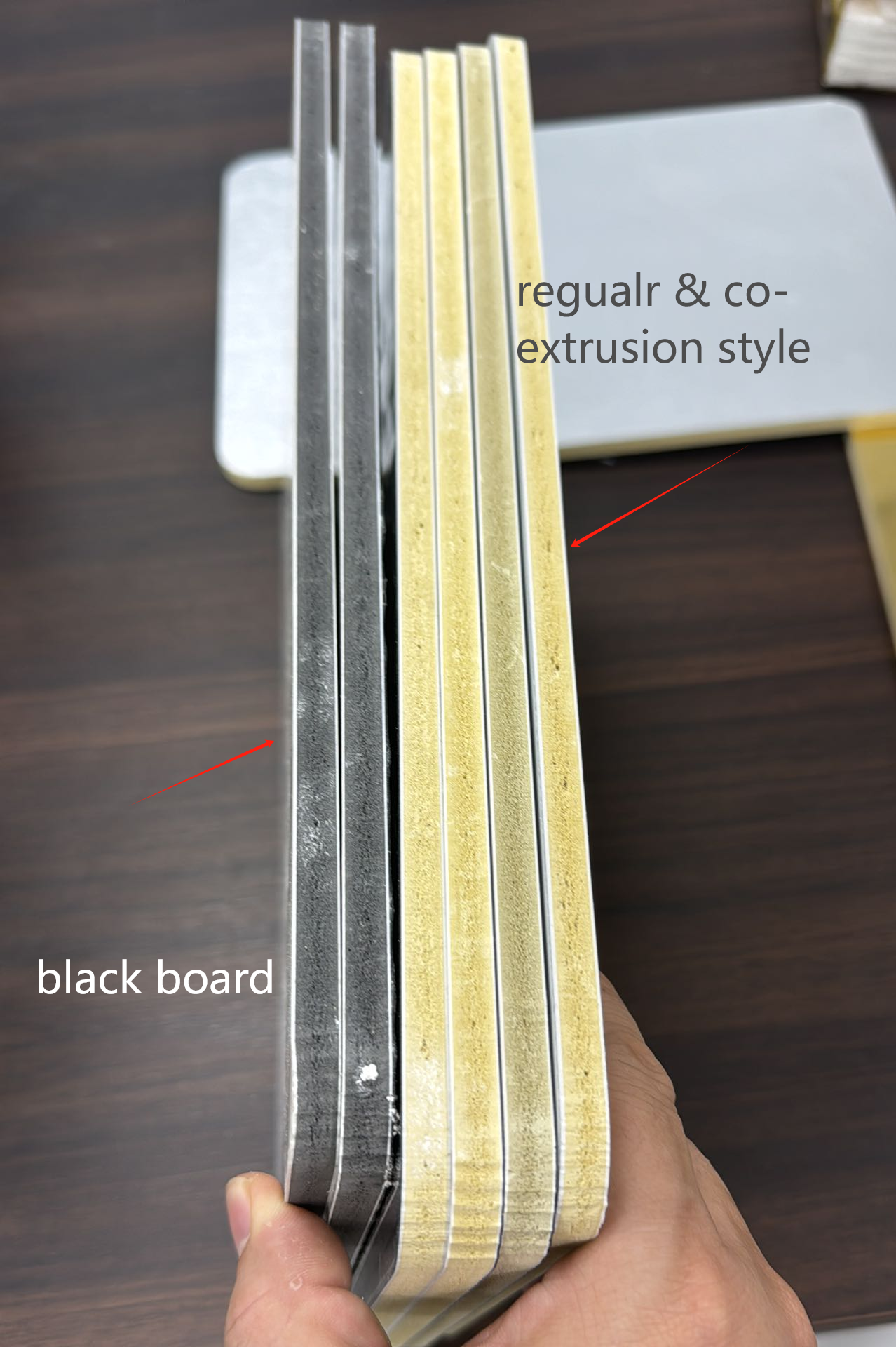 6 Benefits of WPC veneer with yellow core for Cabinets